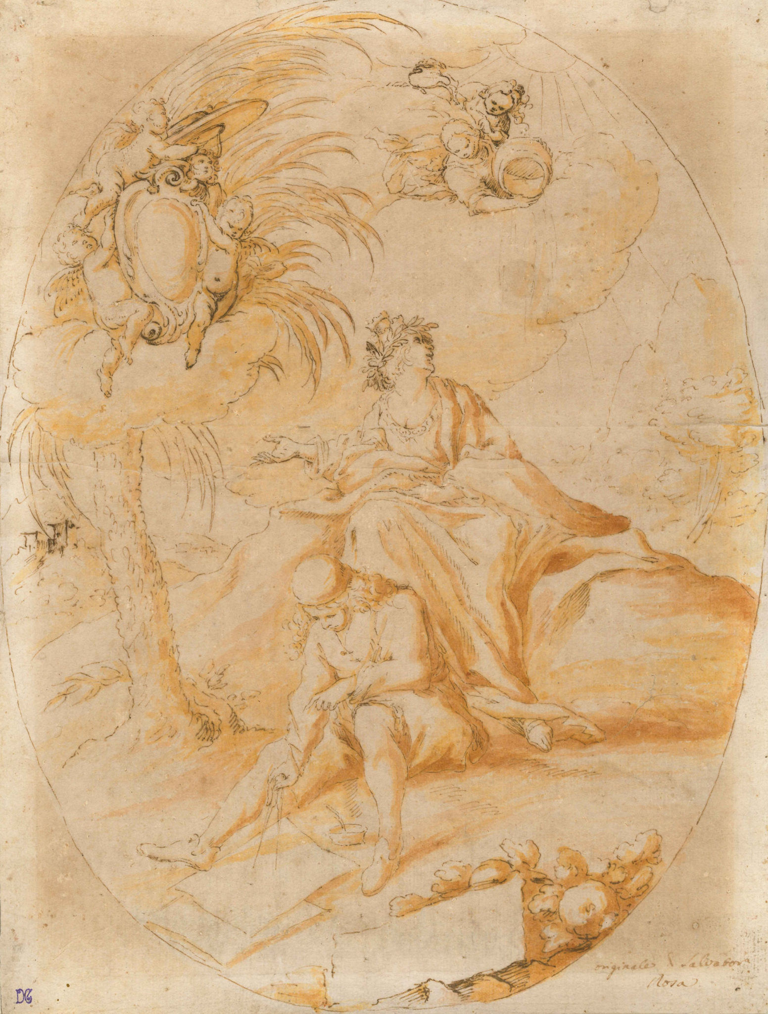 Salvatore Rosa - Alegoría de la Arquitectura