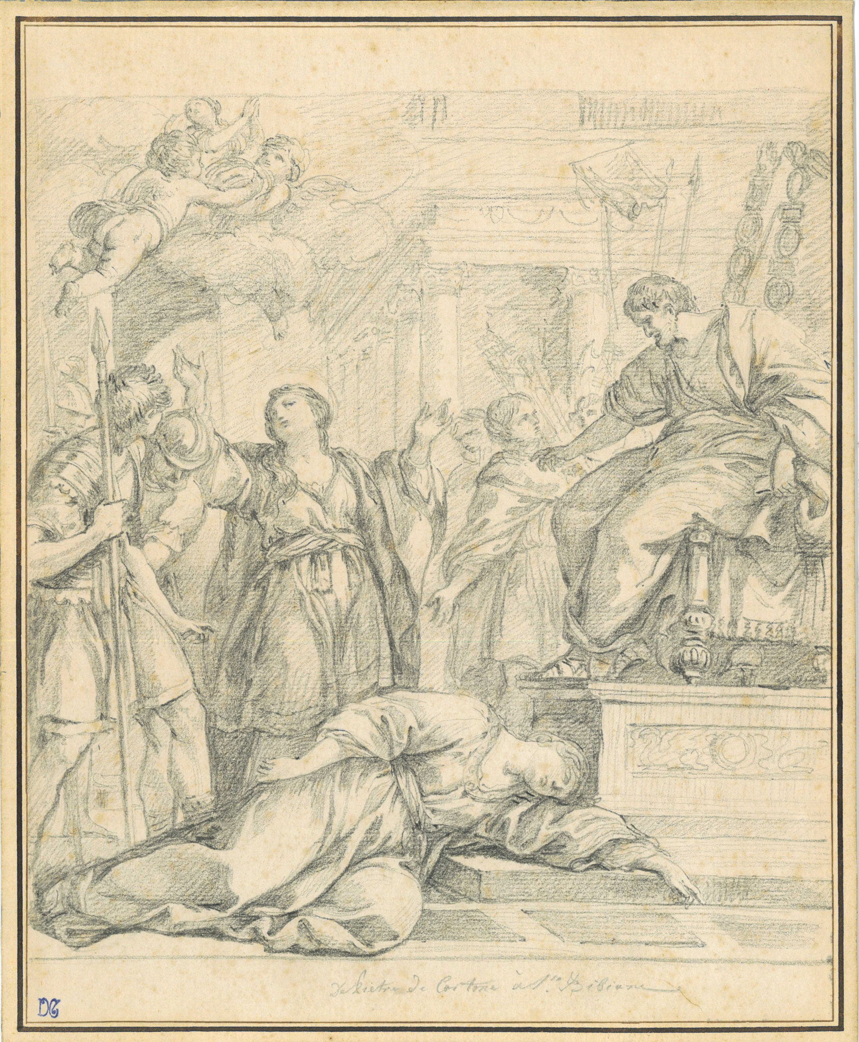 Pietro da Cortona - Santa Bibiana comparece ante Aproniano con el ...